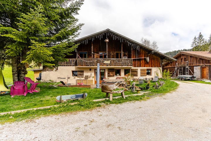 Chalet Rustique D'alpage,14 Couchages .5 Chambres - Le Grand-Bornand