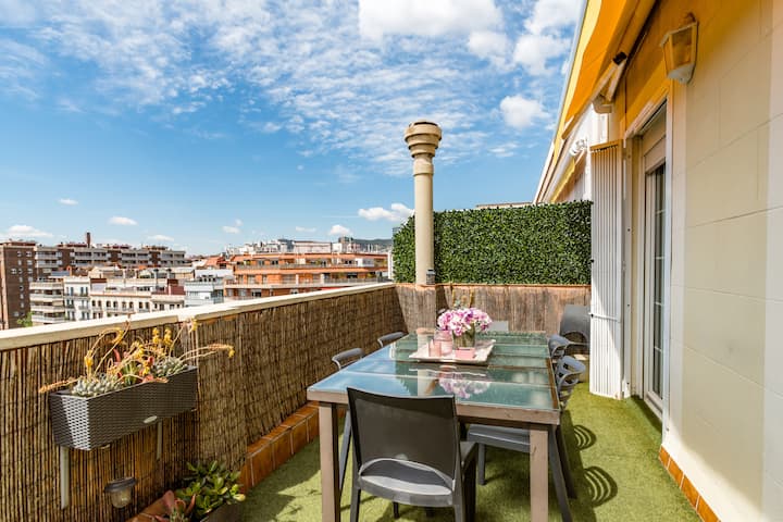 ÁTico Con Terraza En L'eixample De Barcelona - Barcelona