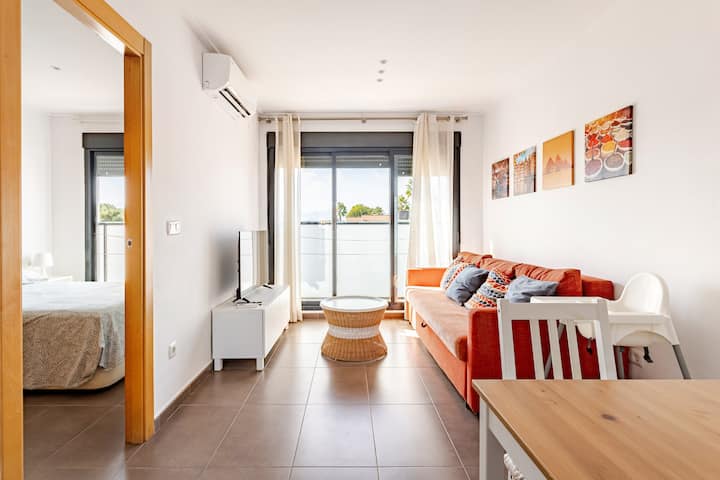 Apartamento En Complejo Residencial Las Dunas - Oliva