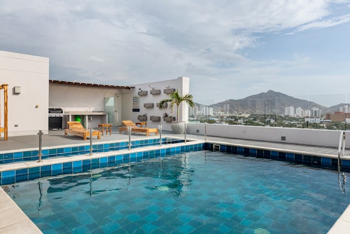 Lugar Encantador En Santa Marta Con Piscina - Santa Marta