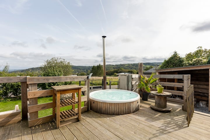 Ardennes,chalet Familial Avec Bain Nordique - Amel