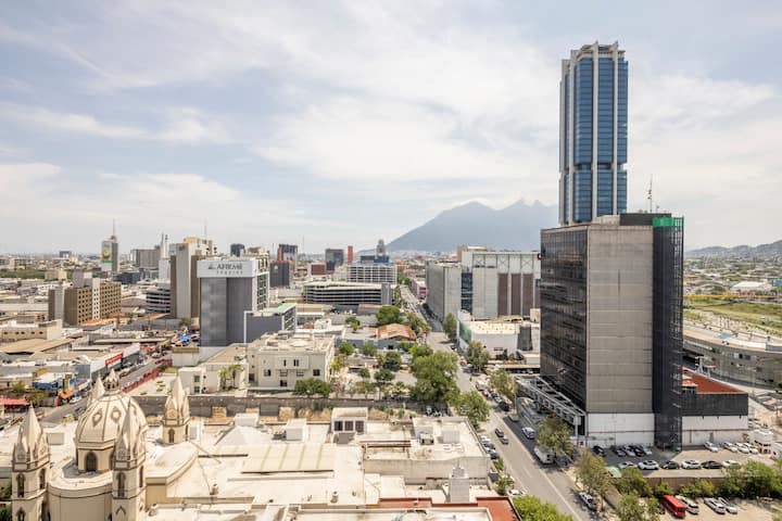 Espectacular Depto 1408 Centro City Center - Monterrey