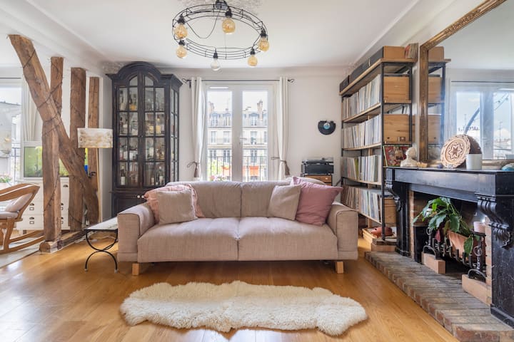 Grand Appartement Familial Avec Balcon Et Pkg - Paris