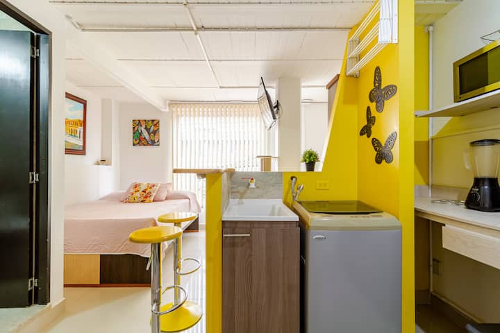 ¡Hermoso Apartaestudio! Cerca De Medellín Bello - Copacabana