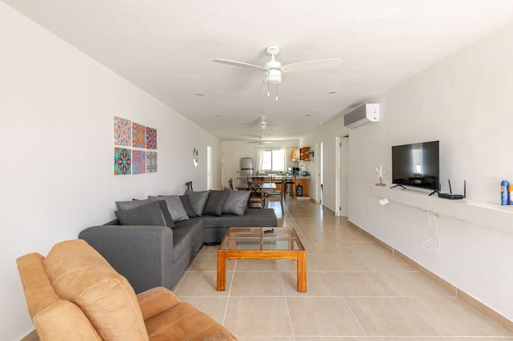 Condominio En Primer Piso Cerca De La Playa - Puerto Morelos