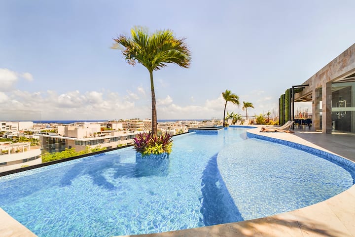 New Liltown 5th Avenue! Awesome View, Gym, Sauna! - Riviera Maya