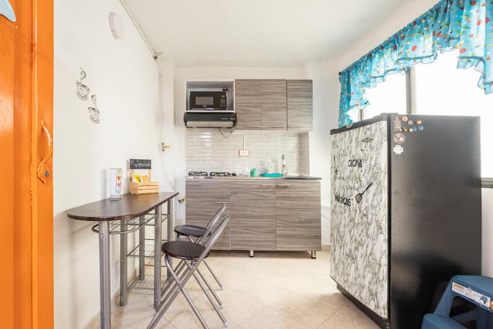 Beautiful Mini-loft Completo/oasis Otoño/central - Envigado
