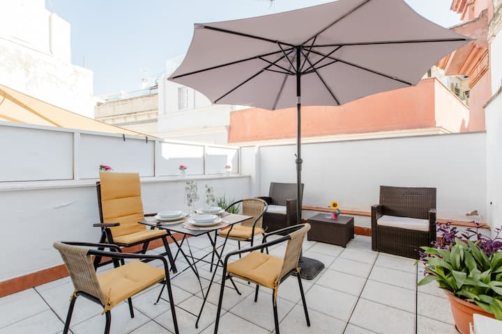 Apartamento Con Terraza Privada. - Siviglia