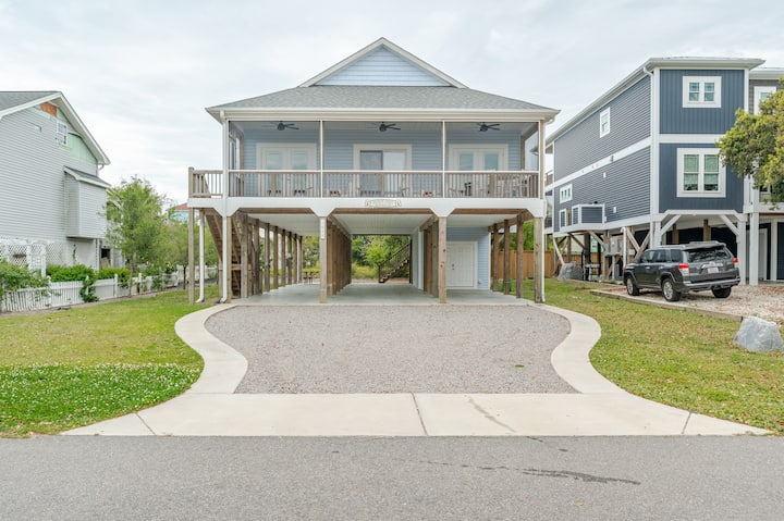 3 Min Walk To Beach, New Construction 2021, 4/3 - Oak Island, NC