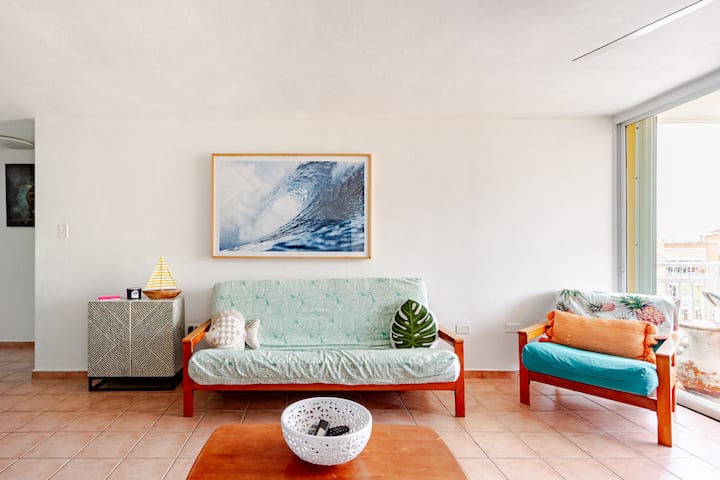 3bedrm Beach Penthouse With Rooftop Terrace & Wifi - Puerto Rico