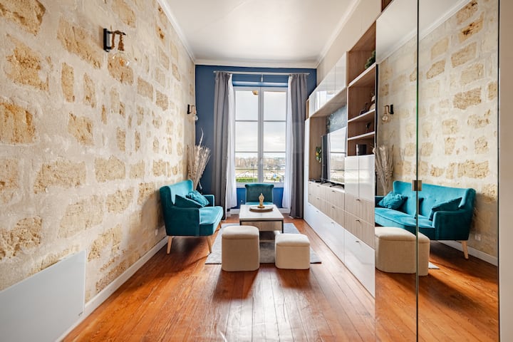 Plein Centre - Vue Quais & Miroir D'eau - Duplex - Bordeaux