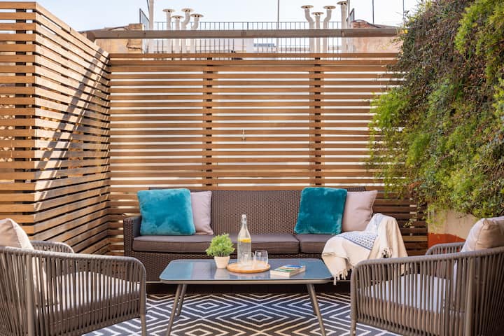 Central Duplex 3 Chambres Avec Terrasse Privative - Barcelona