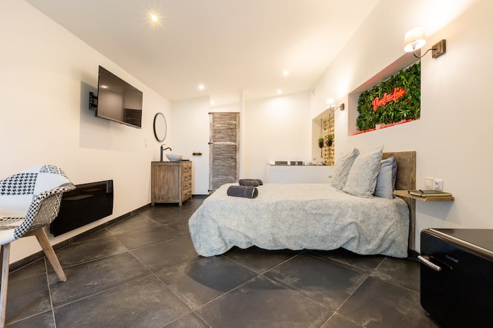 Le Délice Romantique Avec Baignoire Balnéothérapie - Wimereux