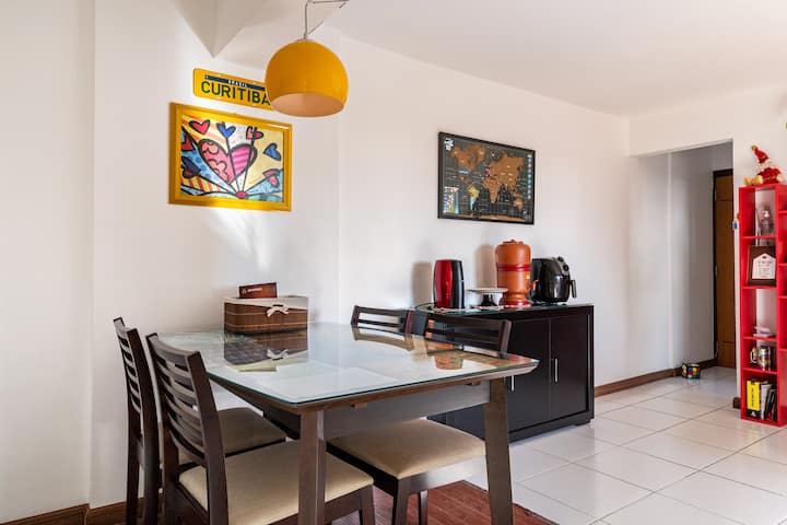 Apartamento Completo Próximo Shopping Palladium - Curitiba