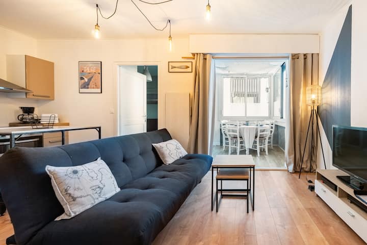 Logement éLégant, Calme Face A La  Plage, Parking - 拉卡諾