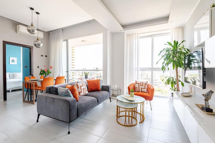 ☆ Top City Center - 3br Apt | Luxury High-rise ☆ - Santo Domingo