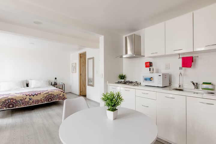 #5 Depto., Roma Sur, Muy Cómodo Y Ubicado - Mexico City