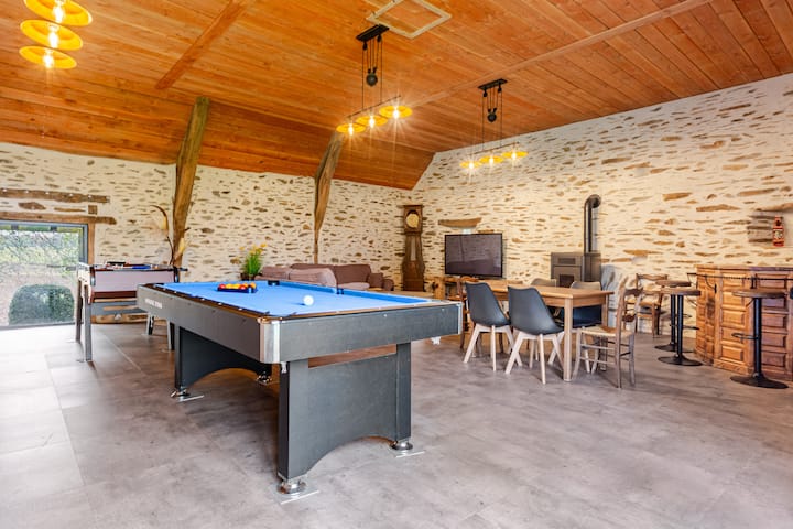 Grande Maison 14 Pers, Salle De Jeux, Parc Clos 3* - Puy-de-Dôme