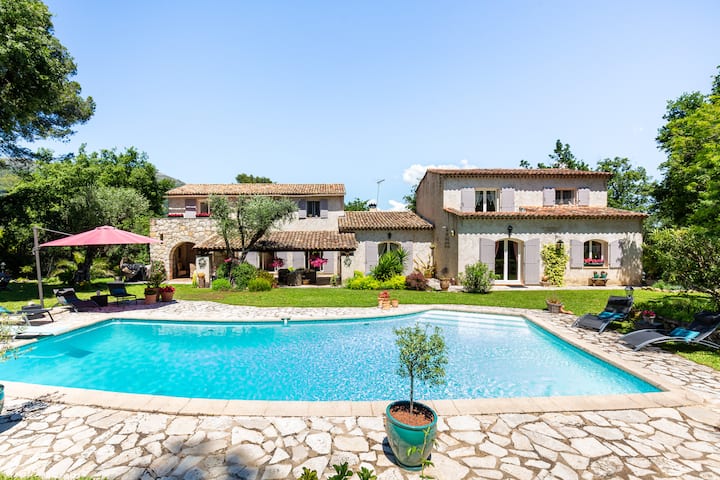 La Tourrettane, Maison De Charme Avec Piscine - Tourrettes-sur-Loup