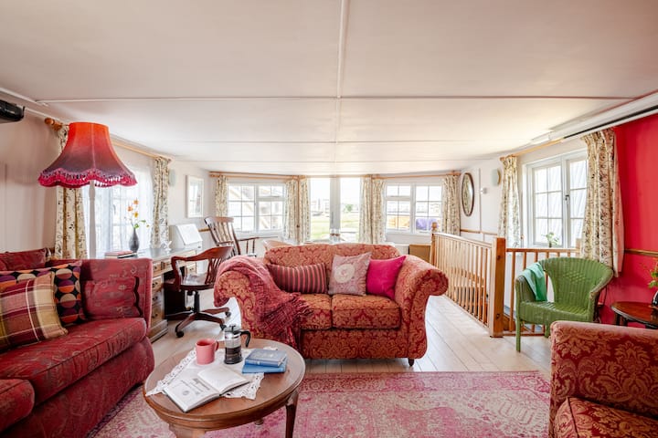 Historic Houseboat • Sauna • Cinema Screen - Steyning