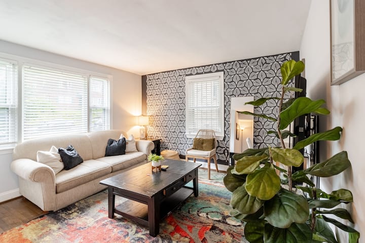 Stylish & Bright Two Bedroom Dc Apt W/parking - Hyattsville, MD