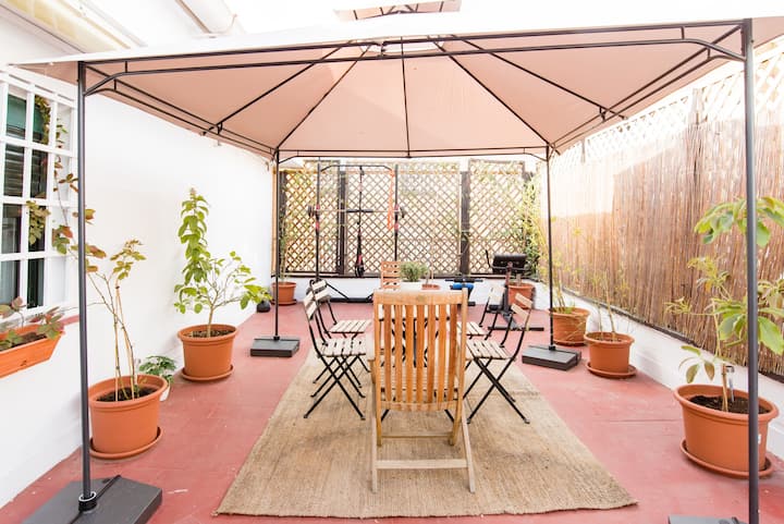 Habitación Bonita En Casa Andaluza Con Terraza A/c - Málaga
