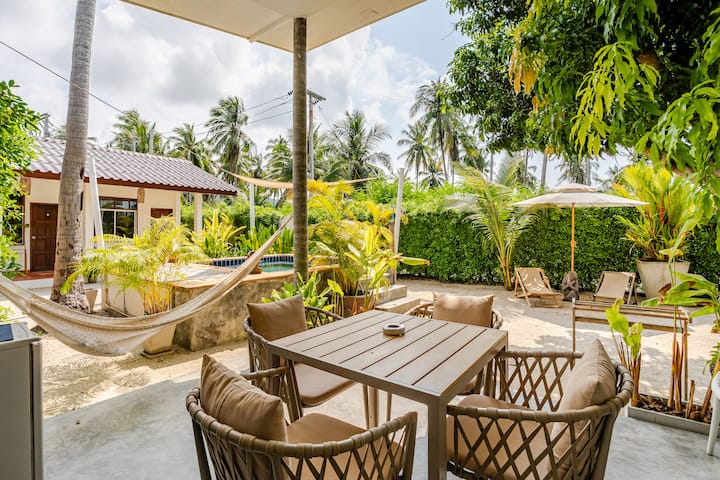 Beach Bungalow Family 2 Bed/1 Bath. Kitch&jacuzzi - 帕岸島