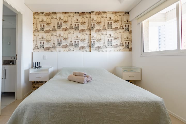 Studio Luxo/central/piscina/frente Shop Curitiba - Curitiba