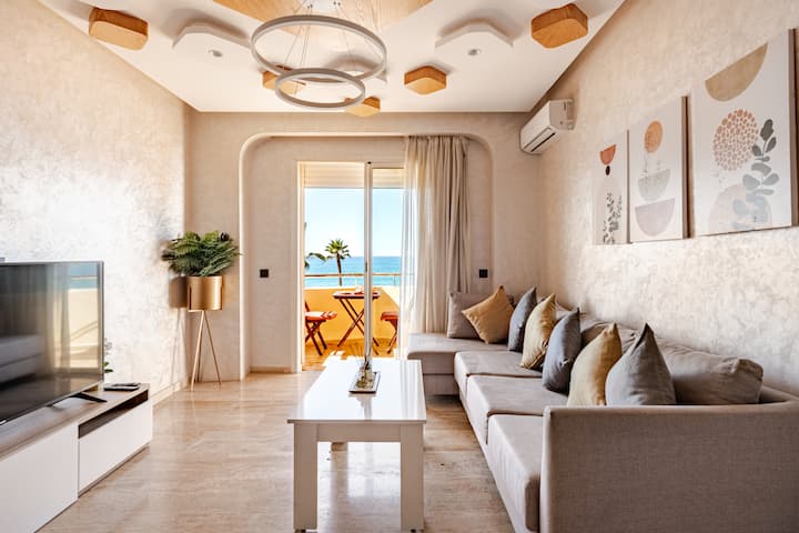 Magnifique Appartement Avec Un Balcon Vue Sur Mer! - Rabat