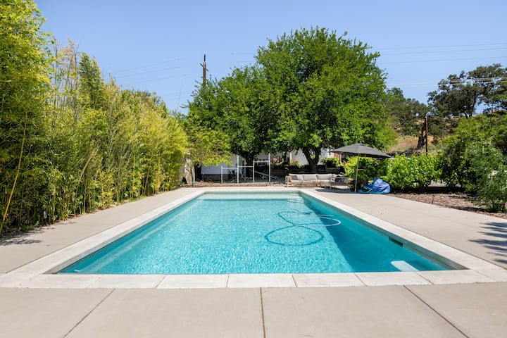 Contemporary River Ranch Eco Retreat With Pool+spa - Paso Robles, CA