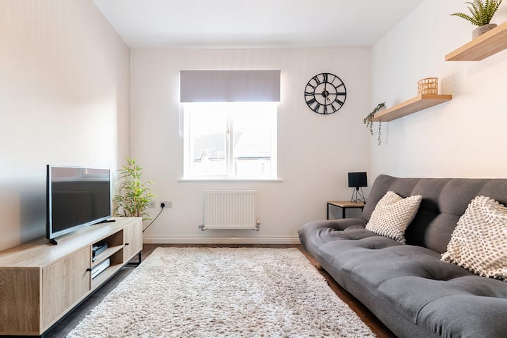 Modern Coach House Free Parking & Wifi Sleeps 4 - Tutbury Castle