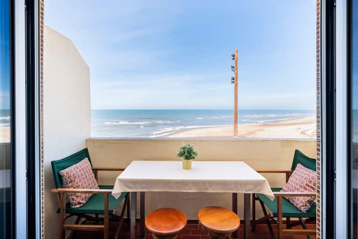 Lovely 2-bedroom With Sea View (Beachfront) - Vieira de Leiria