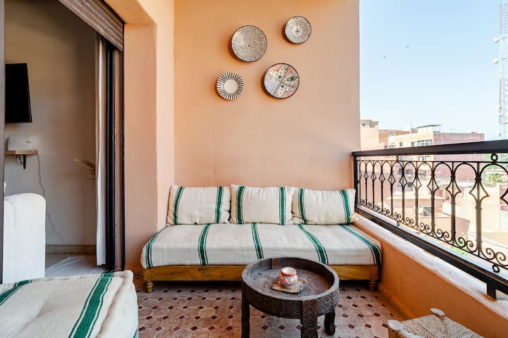 •	Centre-ville Guéliz • Piscine & Terrasse - Marrakesh