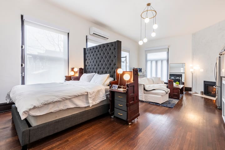 Fireplace Rooftop Luxury Spa Loft Gym Ev+ Med Cntr - Buffalo, NY