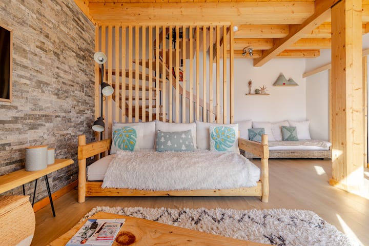 Chalet Cosi Ski Aux Pieds, 11 Couchages - Le Corbier