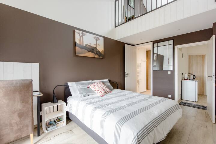 Chambre Duplex Avec Accès Piscine Et Jacuzzi - Villers-la-Ville