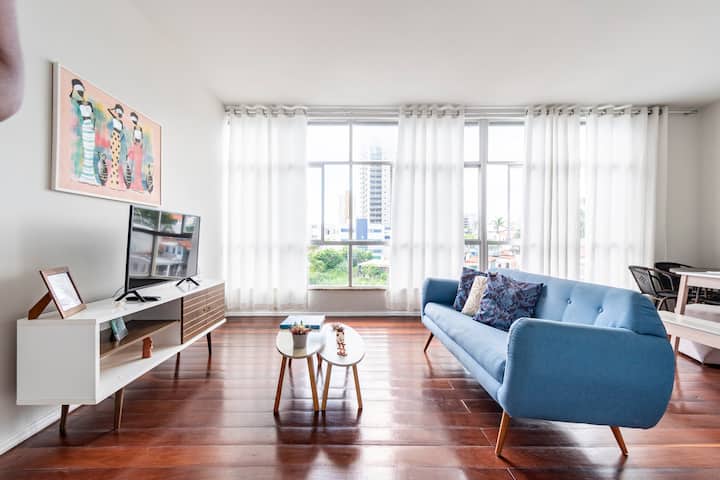 Amplo Apartamento Barra Salvador Ar Condicionado - Salvador de Bahía