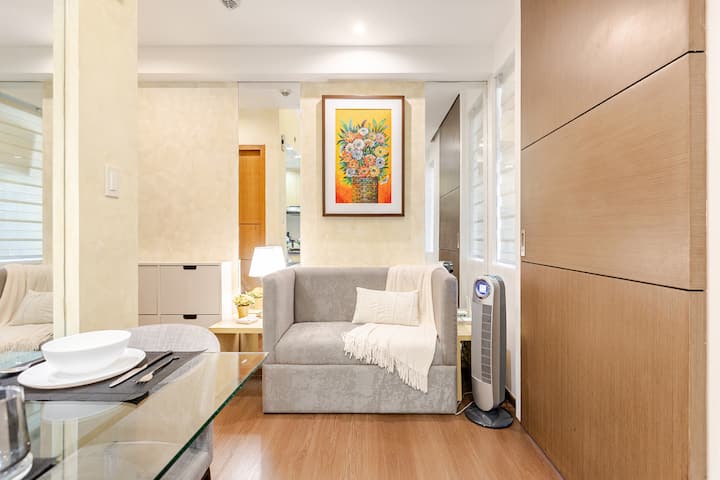 Renovated Studio/walk To Venice Mall/fast Wifi - Taguig