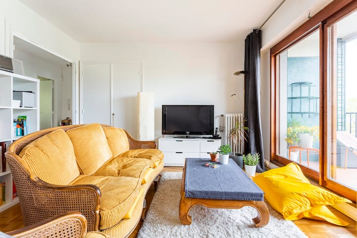 Chambre Cosy Dans Belle Résidence Face à La Seine - Pontoise