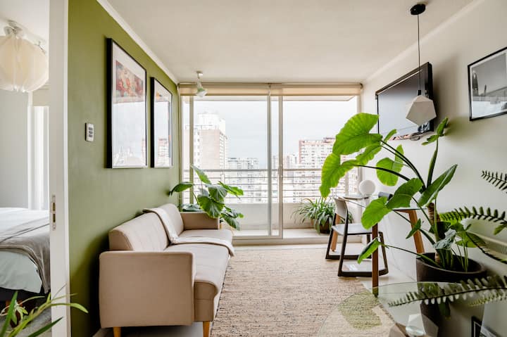 Moderno Departamento Santiago Metro Santa Lucía - Santiago, Chile