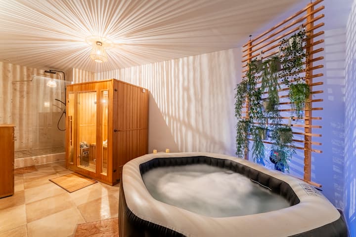 Sauna & Spa, Gîte Le Carrousel, Provence, Vaucluse - Orange