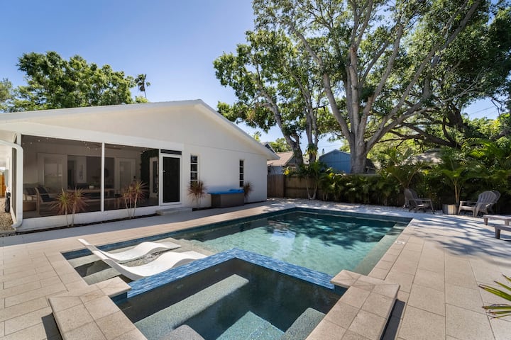 The Blessing House- Htd Pool/spa, Close To Beaches - 薩拉索塔