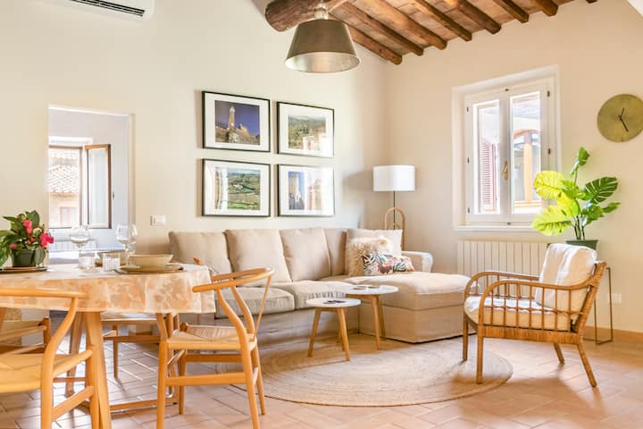Pamukkale, Unique 2 Bed 2 Bath, Tuscany Apartment - San Gimignano