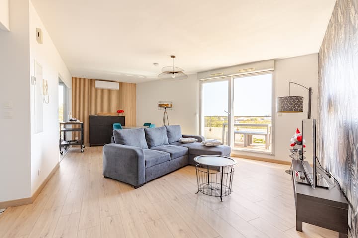 T2 Lumineux -Terrasse Panoramique Sur Narbonne - Narbonne