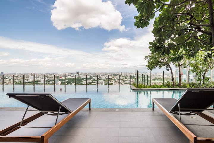 Modern Room Close To Skytrain - Bangkok