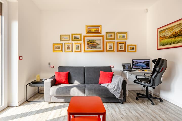 5 Min From Lake-garda Art&lake 3 Bedrooms+parking - Peschiera del Garda