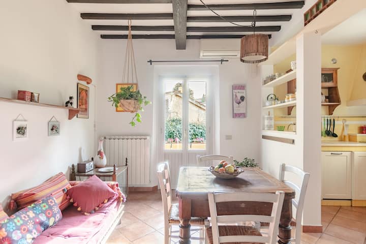 Warm Apartment In Center Florence With Garden - Florenz