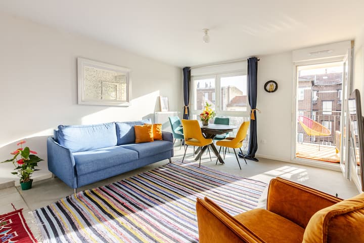 Luxury à 10 Mn Du Centre De Paris & Free Parking - Ivry-sur-Seine