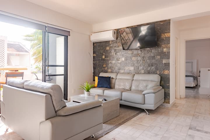 Downtown Modern 1 Bdrm Apartment With Pool - Cancún