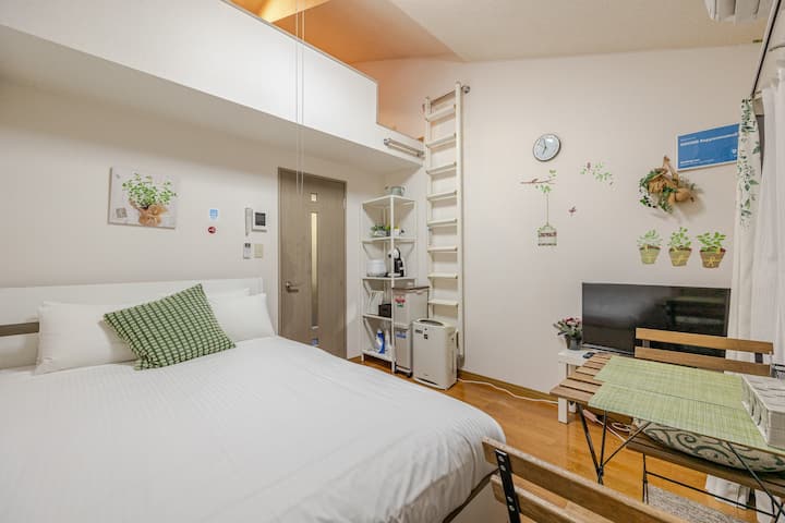 リモートワークに最適・ おしゃれな街六本松エリア！[Apartment Hotel 六本松] - Fukuoka